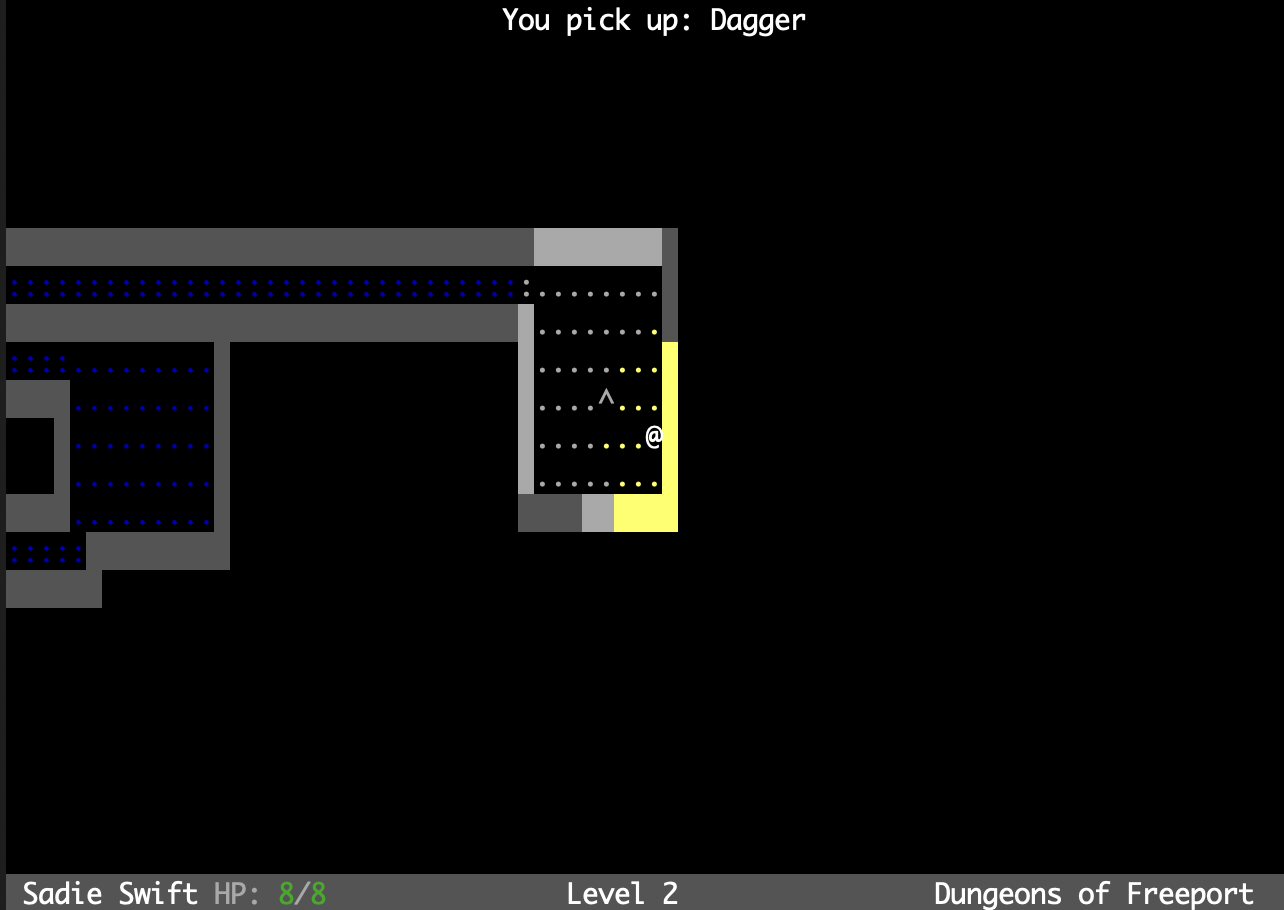 Dungeons of Freeport Log 2 – Proc Gen Dungeons – Elissa Black